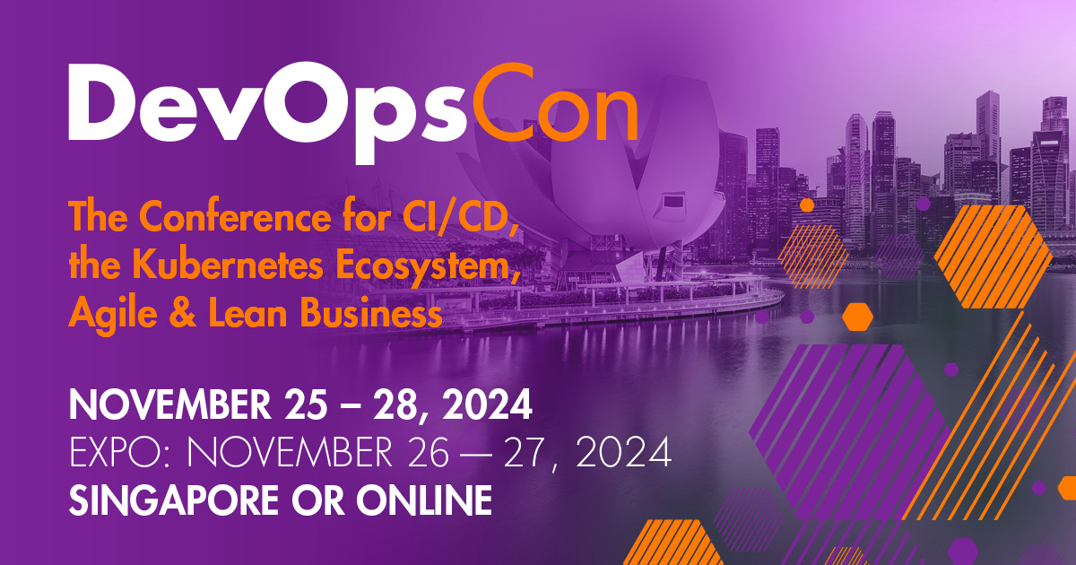 DevOpsCon Singapore - November 2024 - RE-THINK IT!